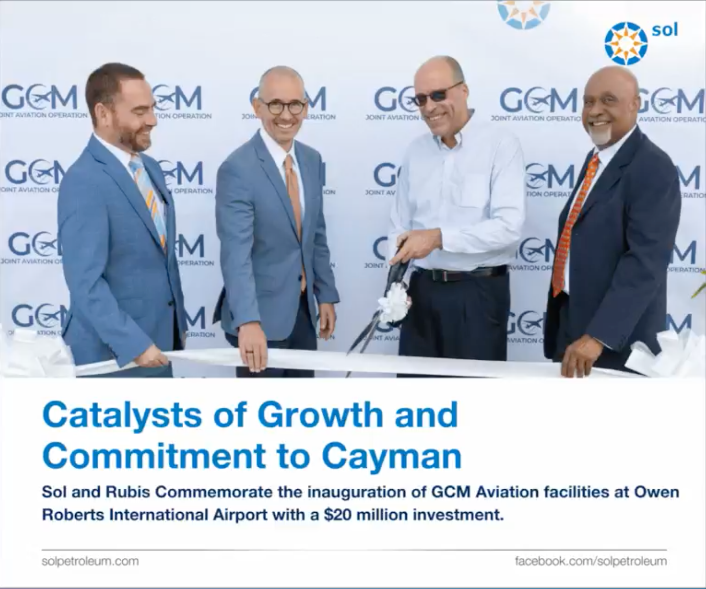Catalysts Of Growth and Commitment to Cayman - Welcome to The Sol Group