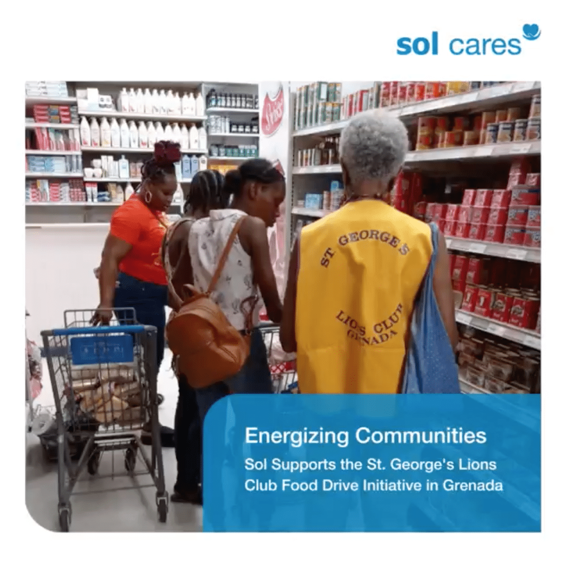 Sol Supports. St. Goerge's Lions Club Food Drive Initiative in Grenada. - Welcome to The Sol Group