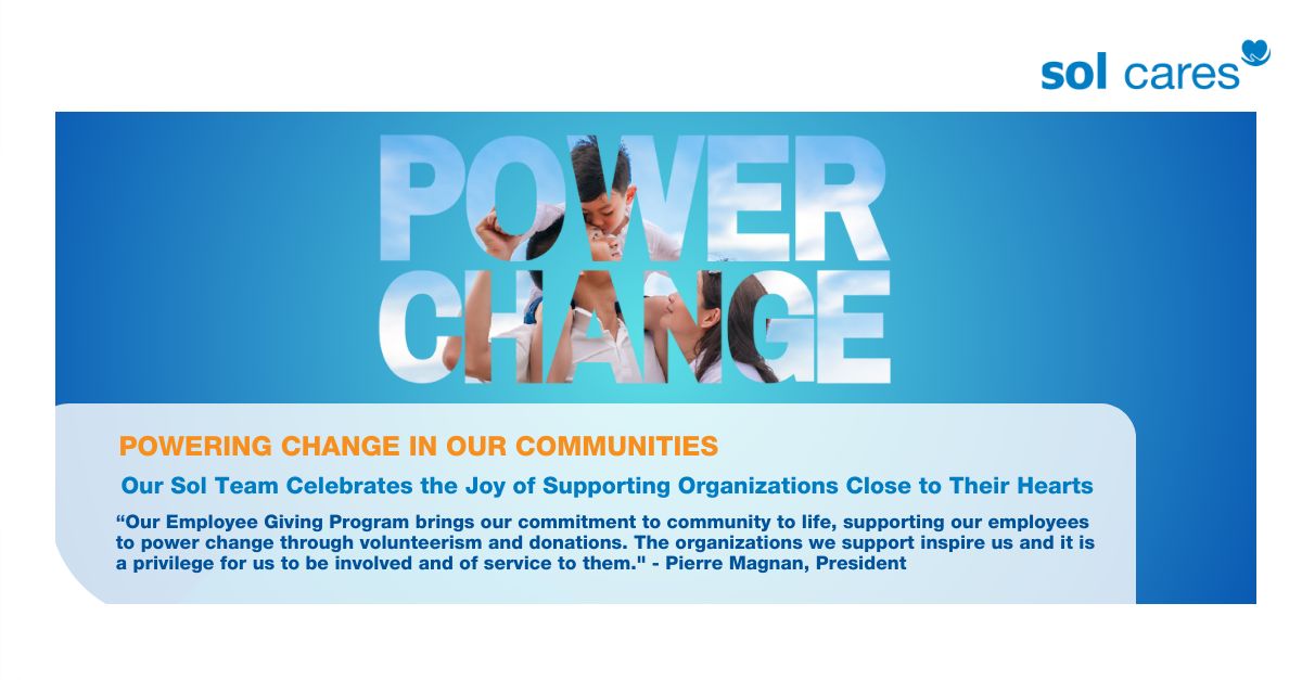 POWERING CHANGE IN OUR COMMUNITIES - Welcome to The Sol Group
