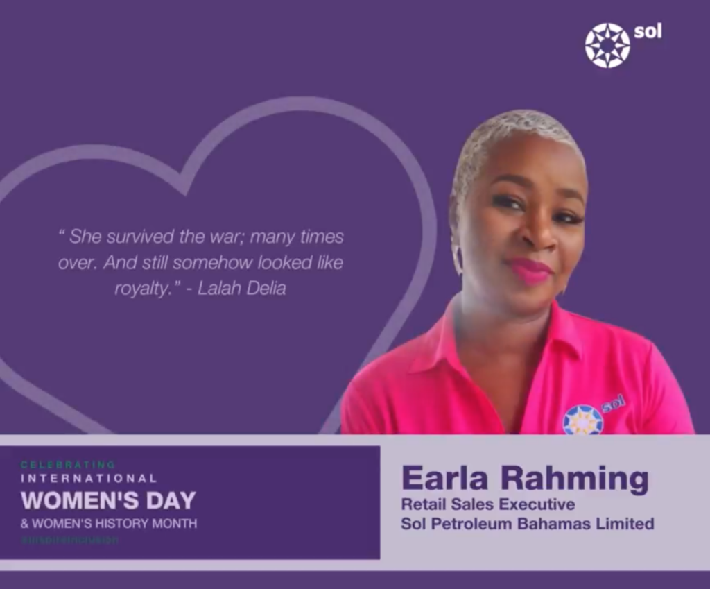 International Women’s Day - Earla Rahming - Welcome to The Sol Group